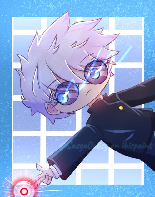 reversal cursed technique 赤 (red) - ibisPaint