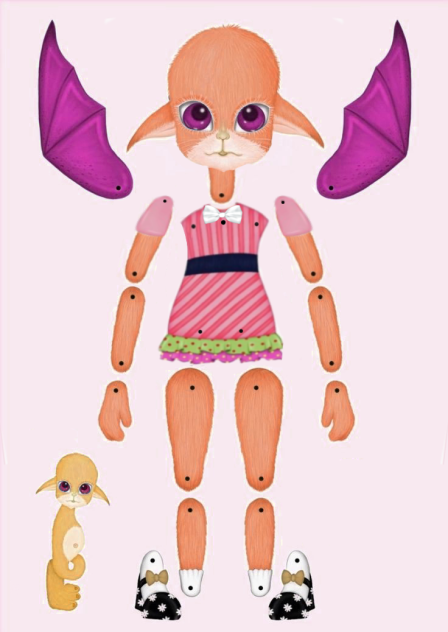 mother bat - ibisPaint