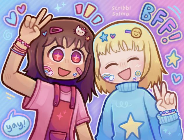 Best friends - ibisPaint