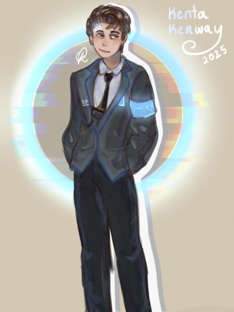 Connor from Detroit Become Human AGAIN😭🪿 - ibisPaint