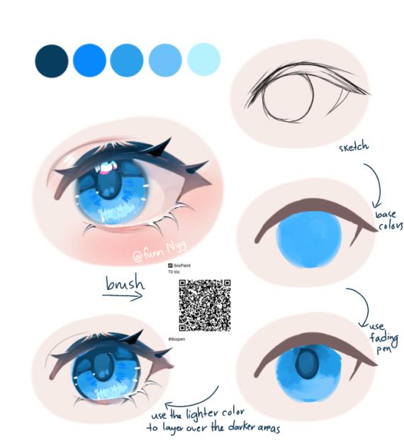 Eyes tutorials - ibisPaint