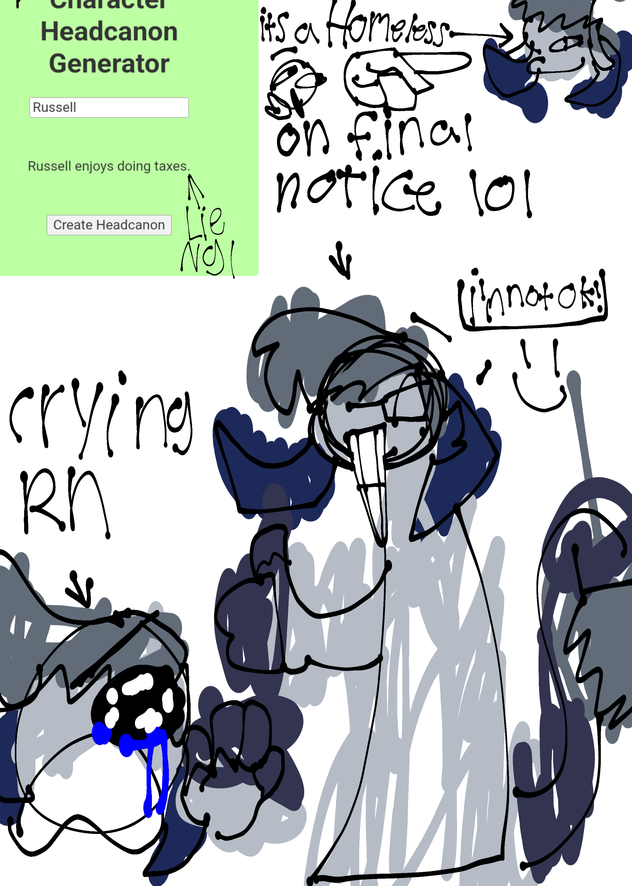 this stupid ahh head canon - ibisPaint