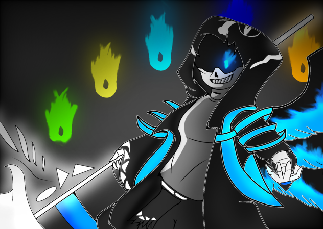 God of Reaper Sans - ibisPaint