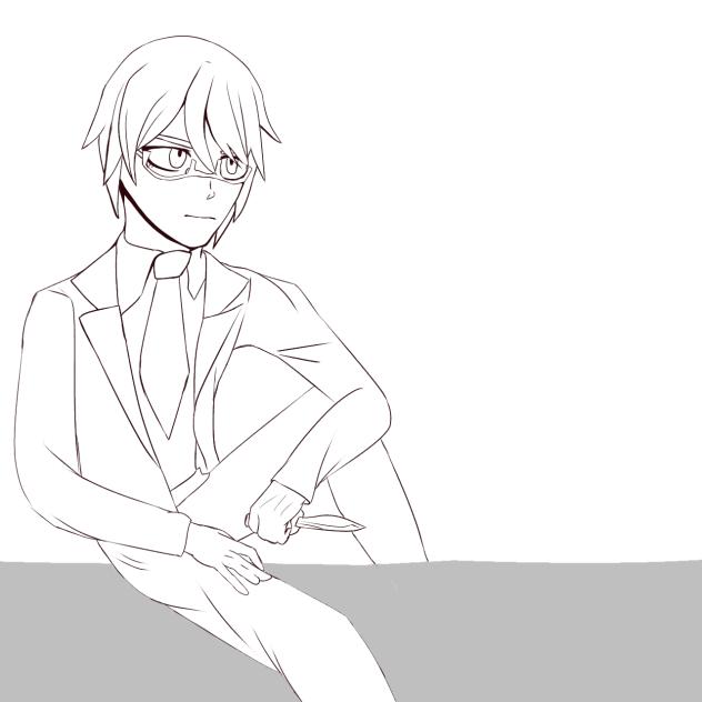 byakuya togami sketch - ibisPaint