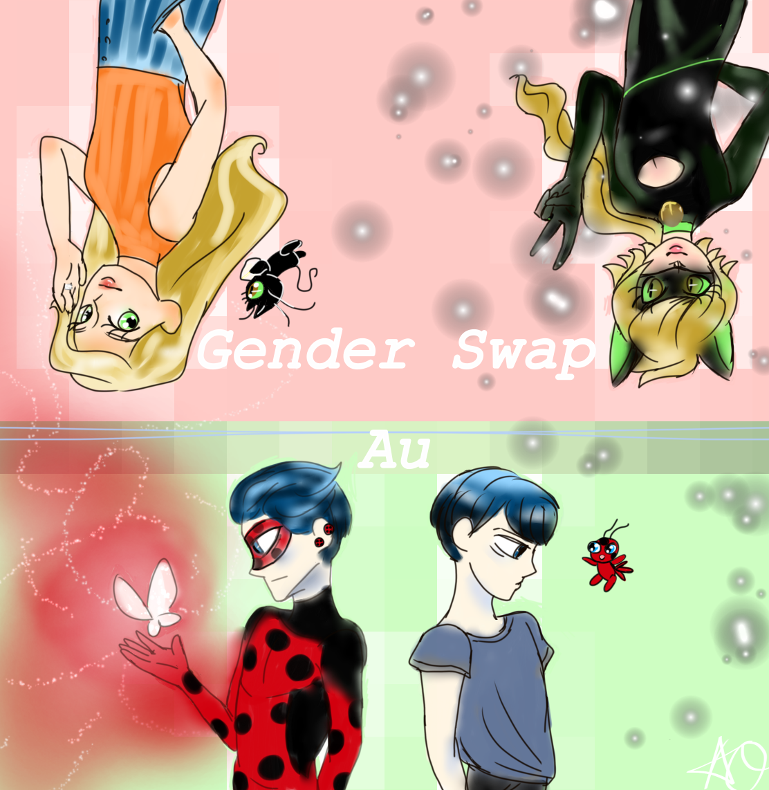 Miraculous Ladybug Gender Swap AU - ibisPaint