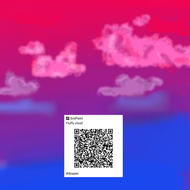 Fluffy cloud - ibisPaint