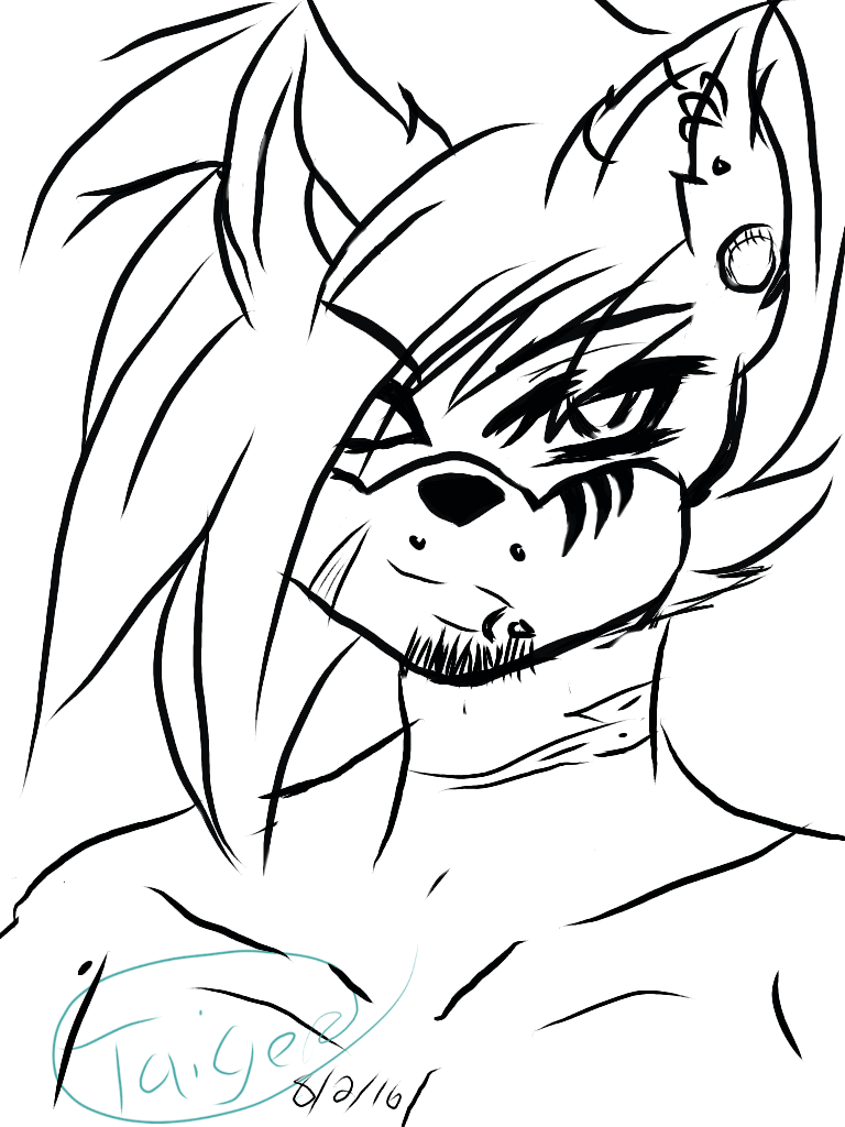 Nameless sonic guy - ibisPaint