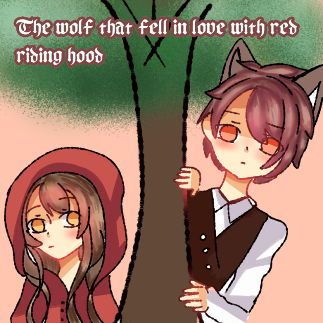 the wolf and little red riding hood - ibisPaint