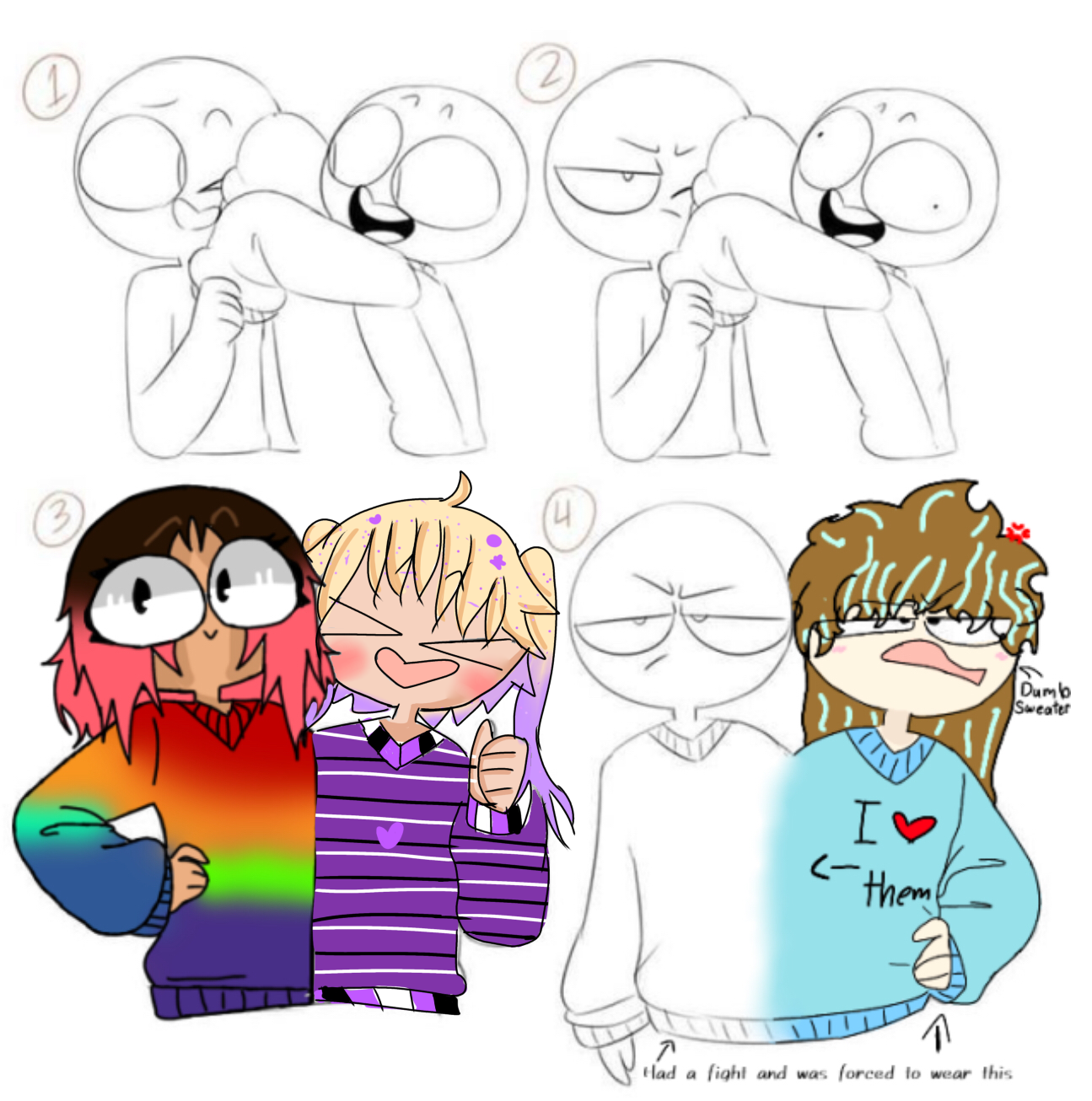 Sweater collab - ibisPaint