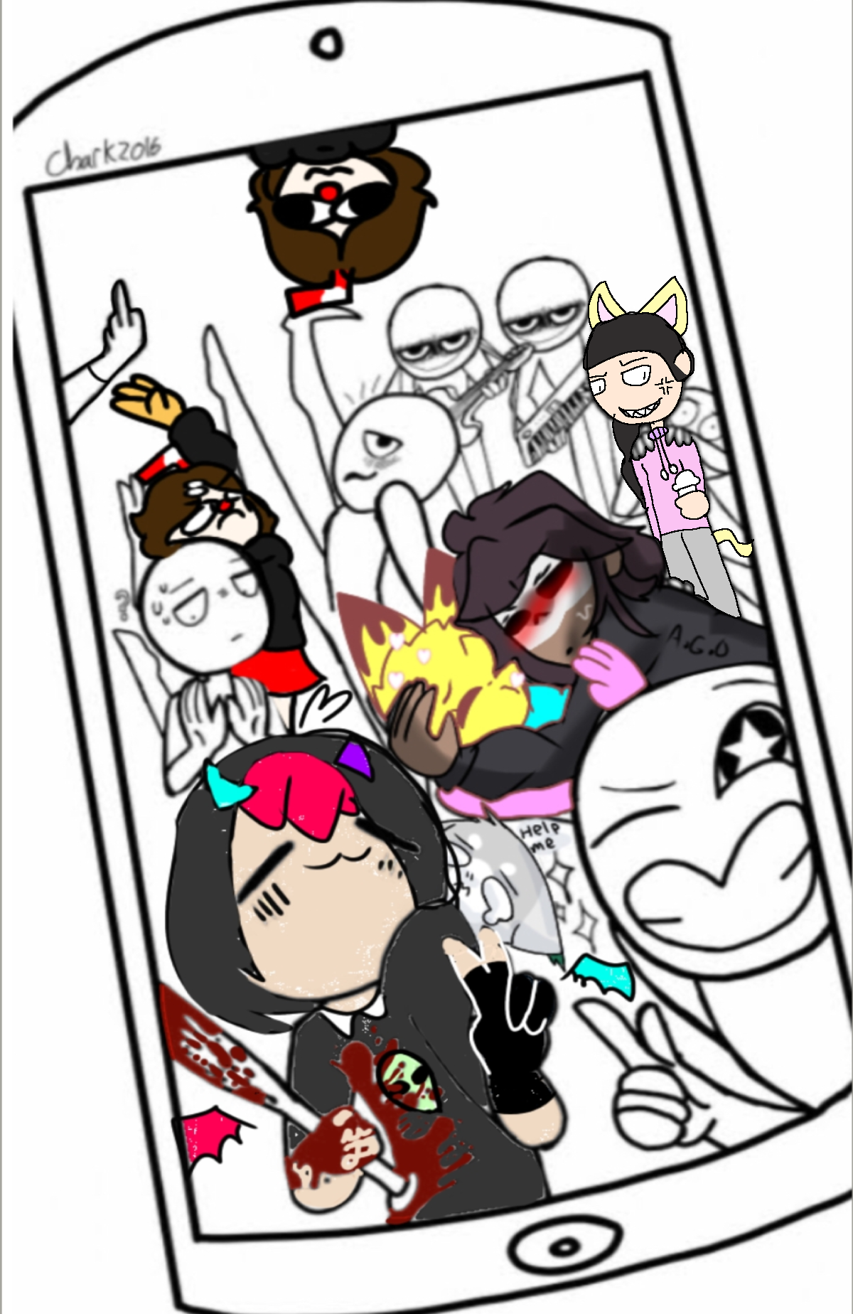 phone collab - ibisPaint