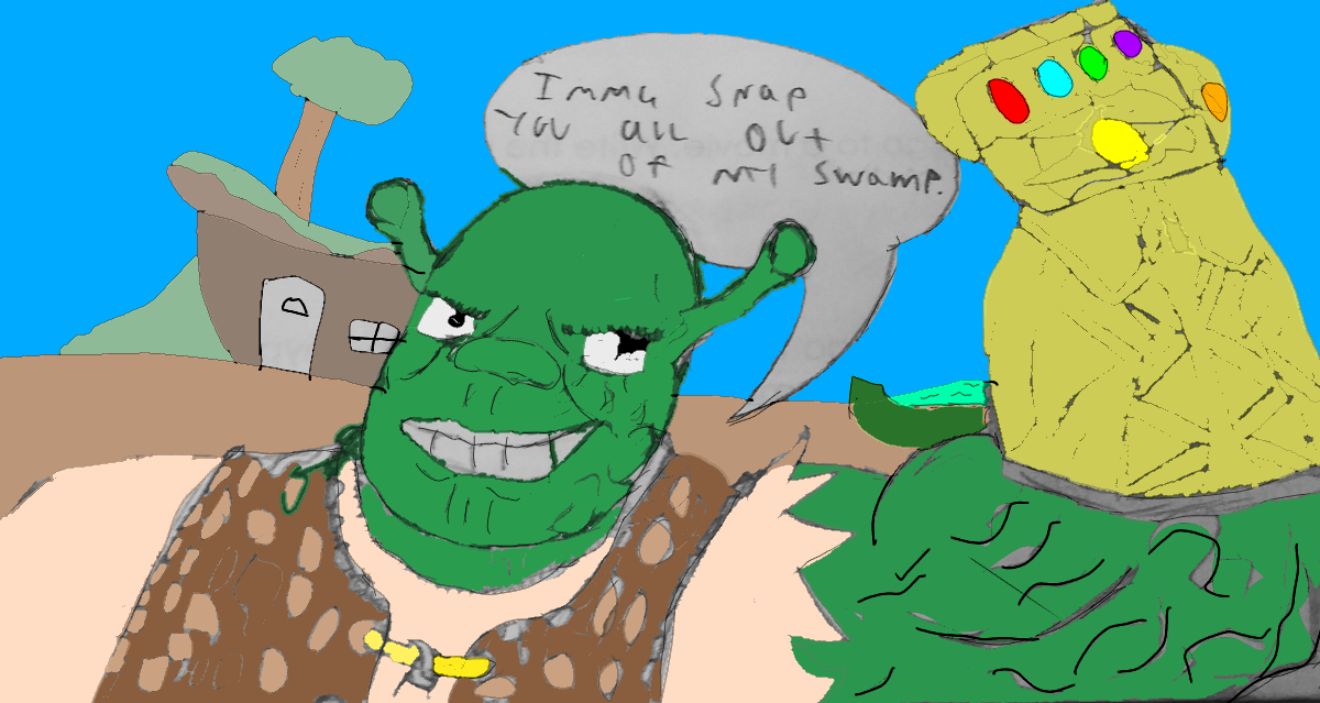 shrek wants you out his swamp - ibisPaint