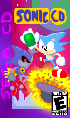 Sonic CD US Box art Remake - ibisPaint