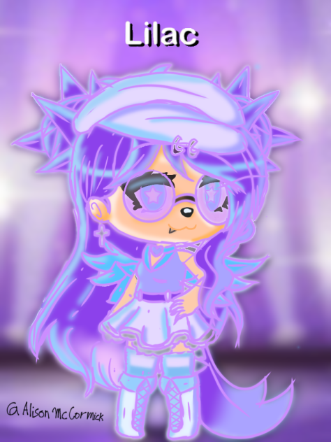 Lilac Drawing! Gacha Character! FUTURE! - ibisPaint