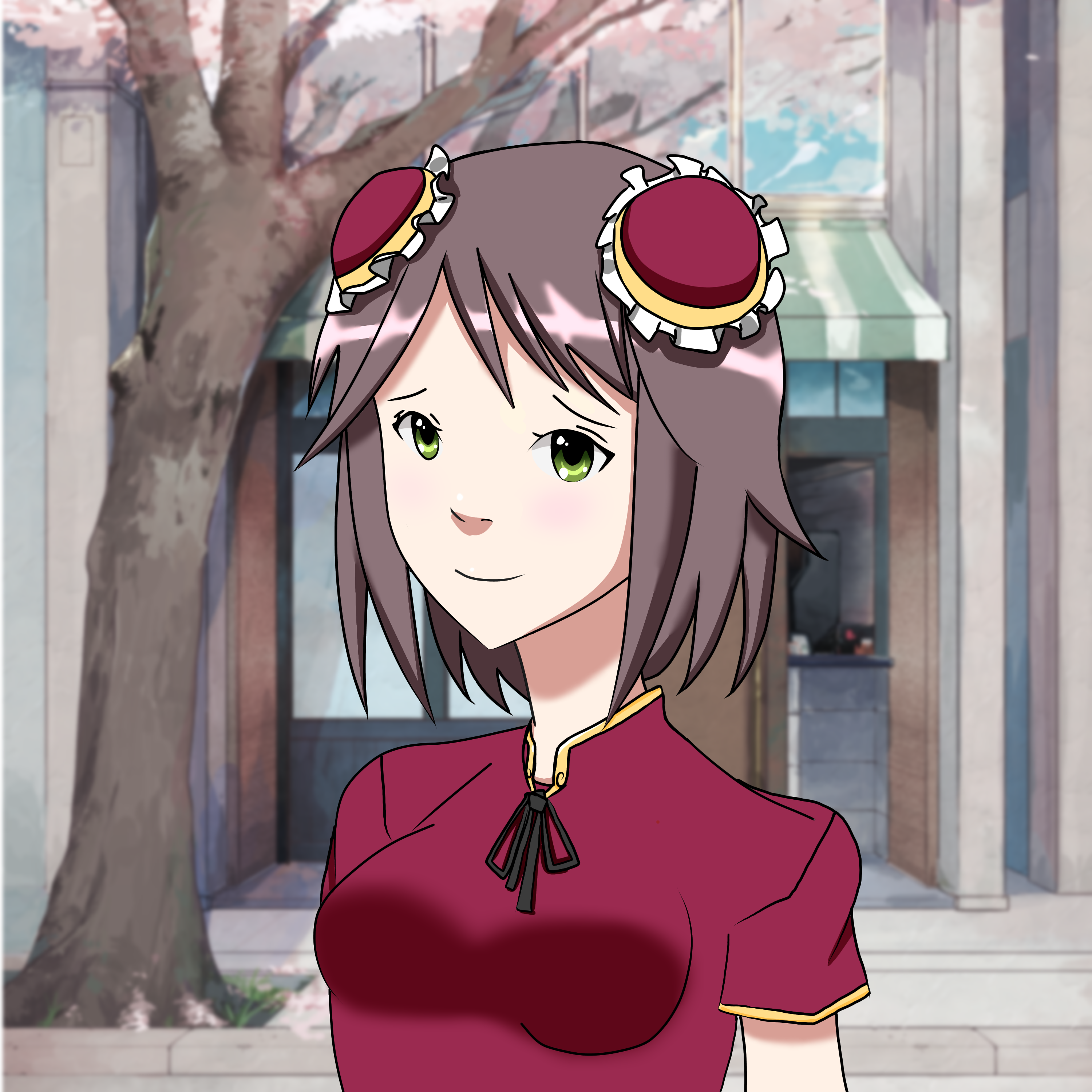 Moe moe mandarin maid - ibisPaint