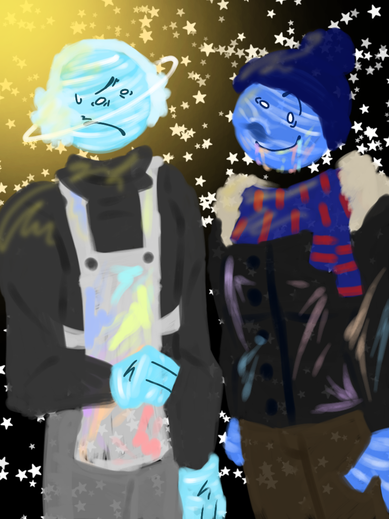 SolarBalls Uranus and Neptune - ibisPaint