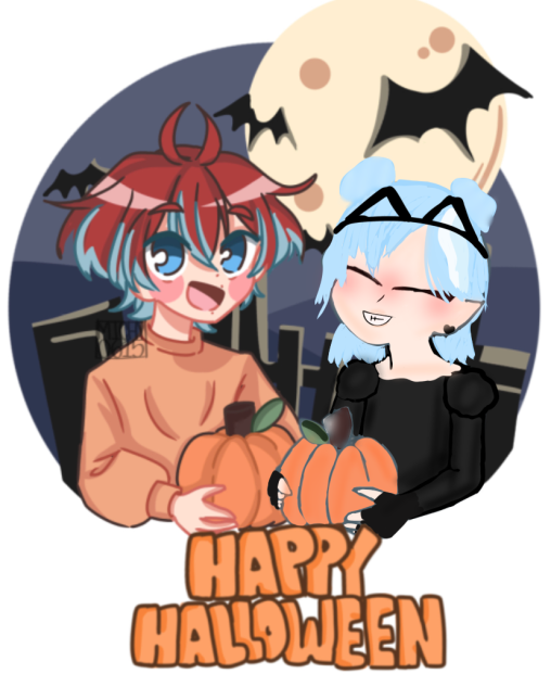🧡Happy Halloween 🎃 collab with Michy! - ibisPaint