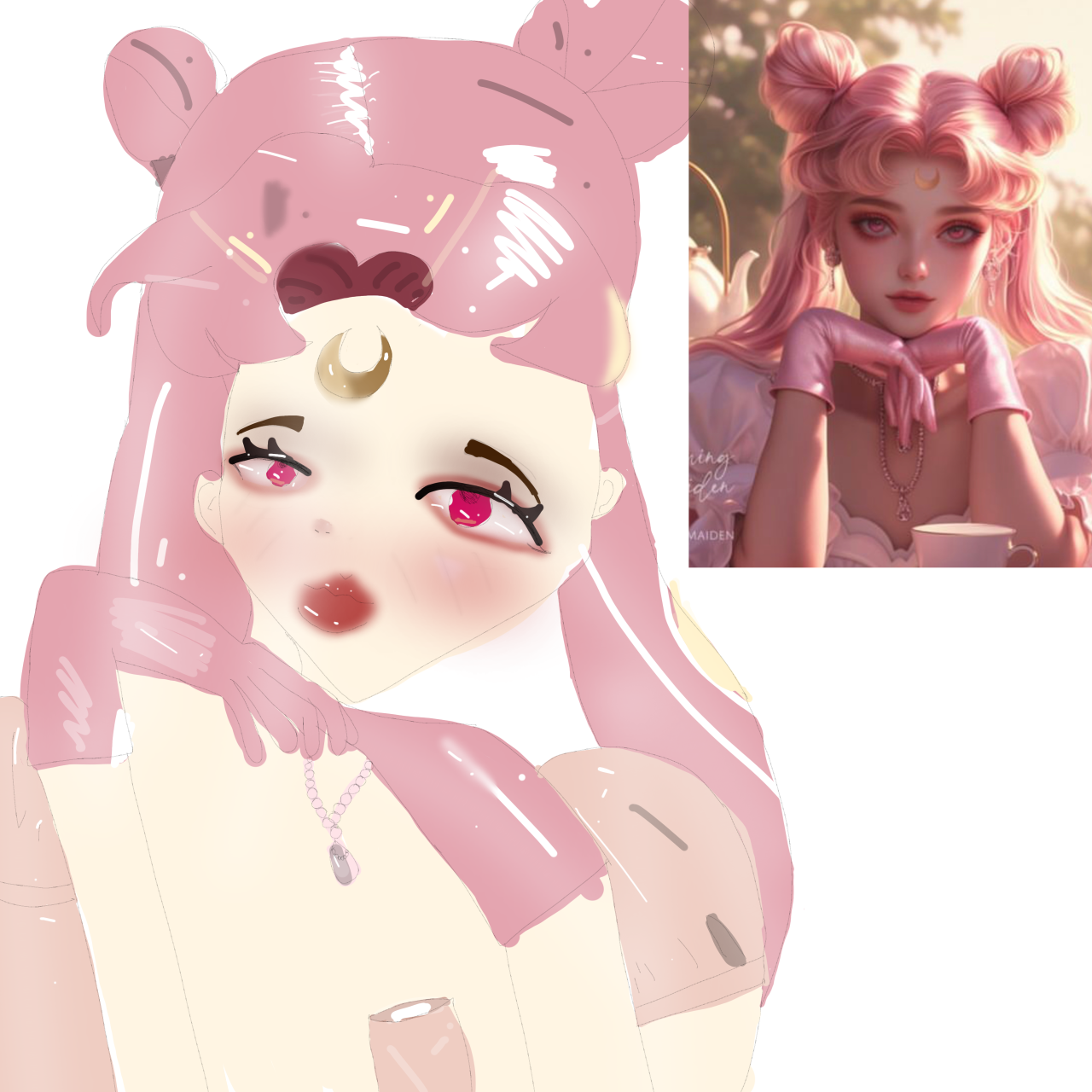 sailor moon pink - ibisPaint