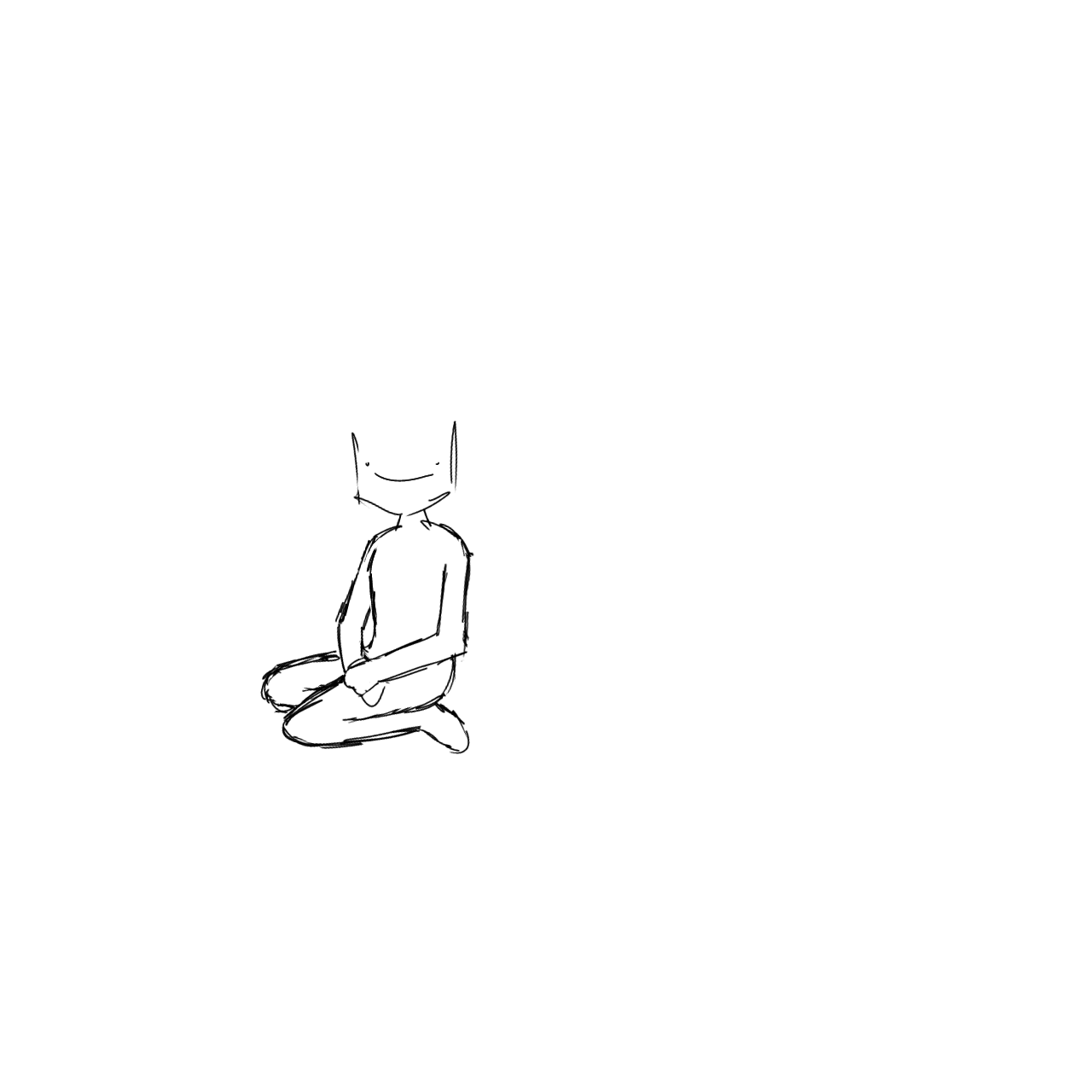 practicing poses - ibisPaint