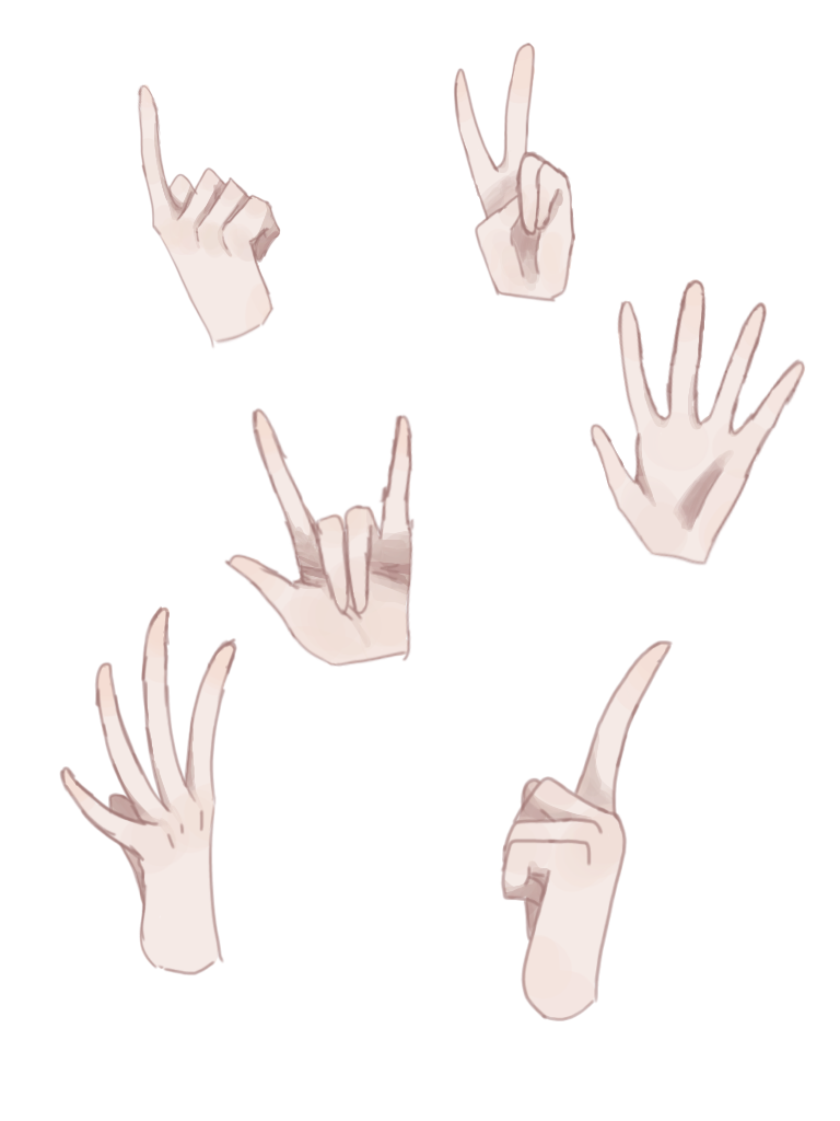 practice hands - ibisPaint