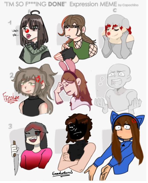 Angry collab - ibisPaint