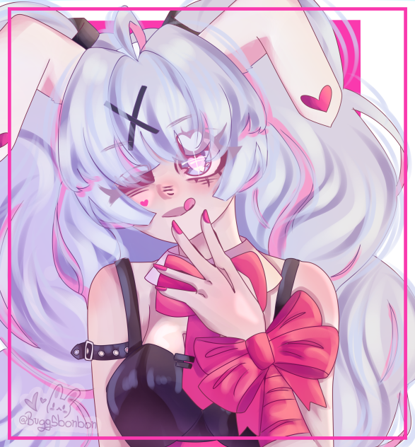 Rabbit Hole Miku (in my style) - ibisPaint