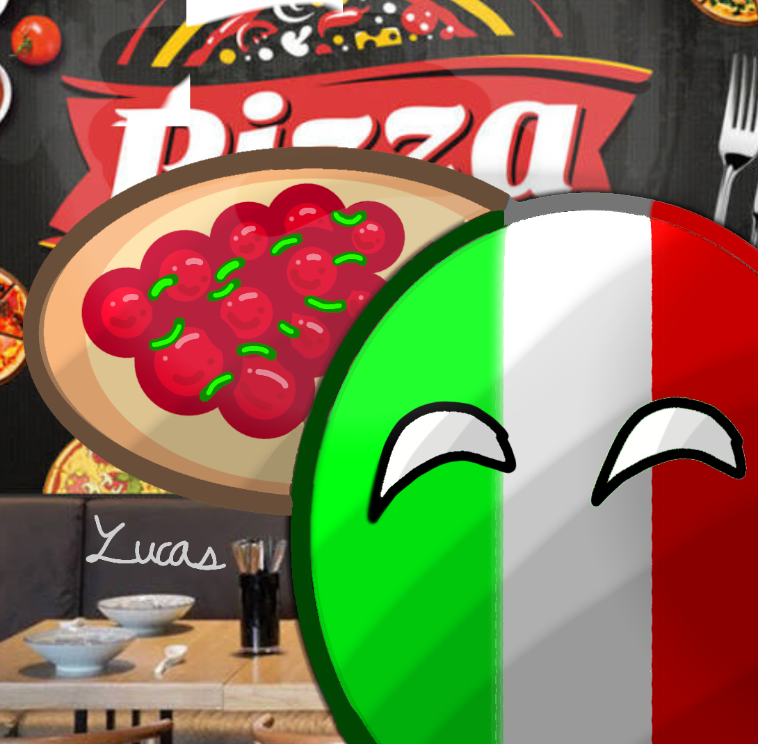 Italy loves pizza - ibisPaint