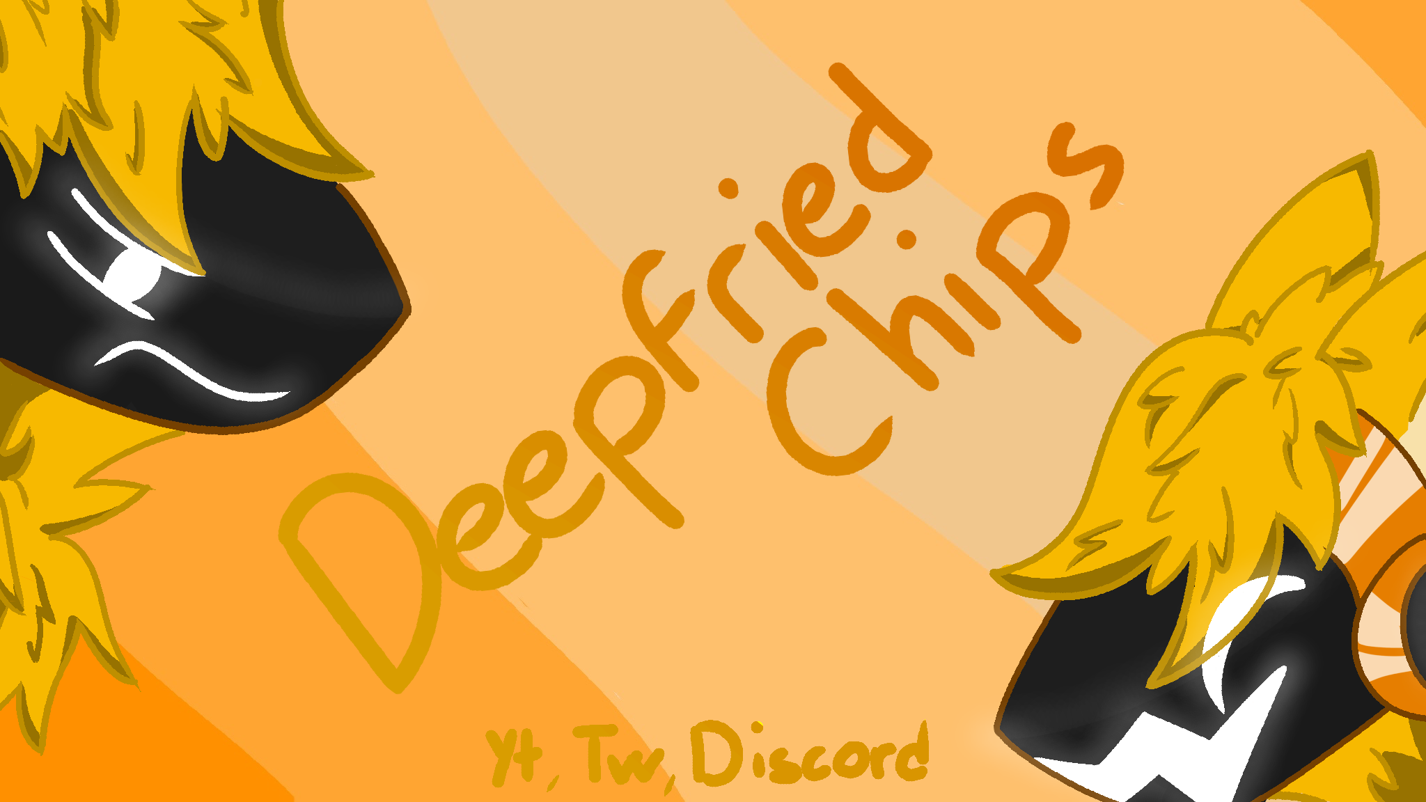Deepfried Chips banner - ibisPaint