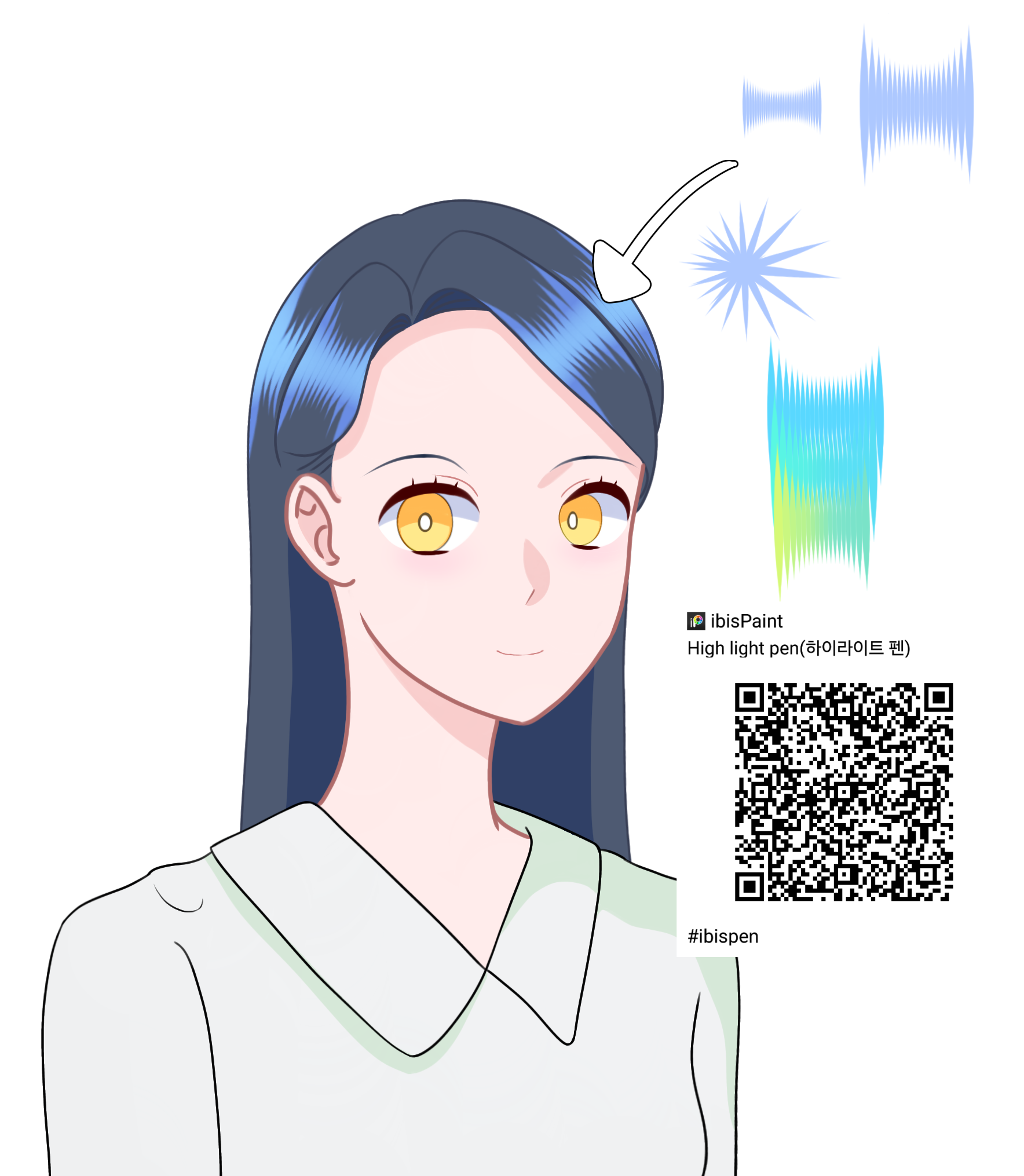 high light pen(하이라이트 펜) - ibisPaint