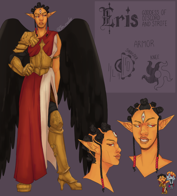 Eris, Goddess of Discord and Strife - ibisPaint