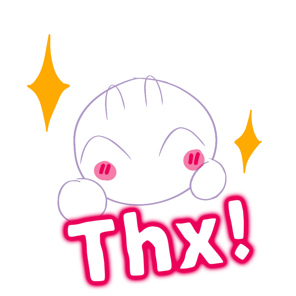 Squidibble Thx! Stamp - ibisPaint