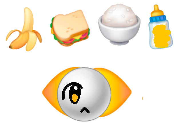 baby emoji cat mukbang - ibisPaint