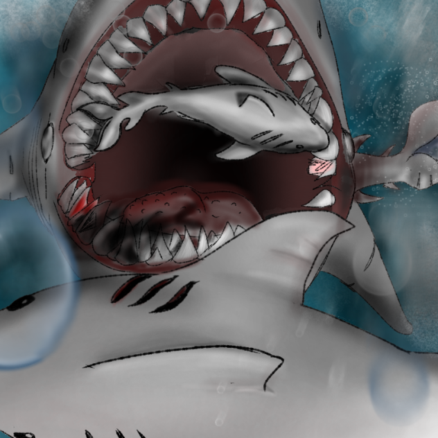 Shark Sharks #shorts - ibisPaint