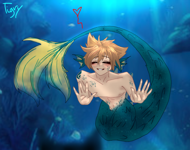 Merman Kashiku AU - ibisPaint