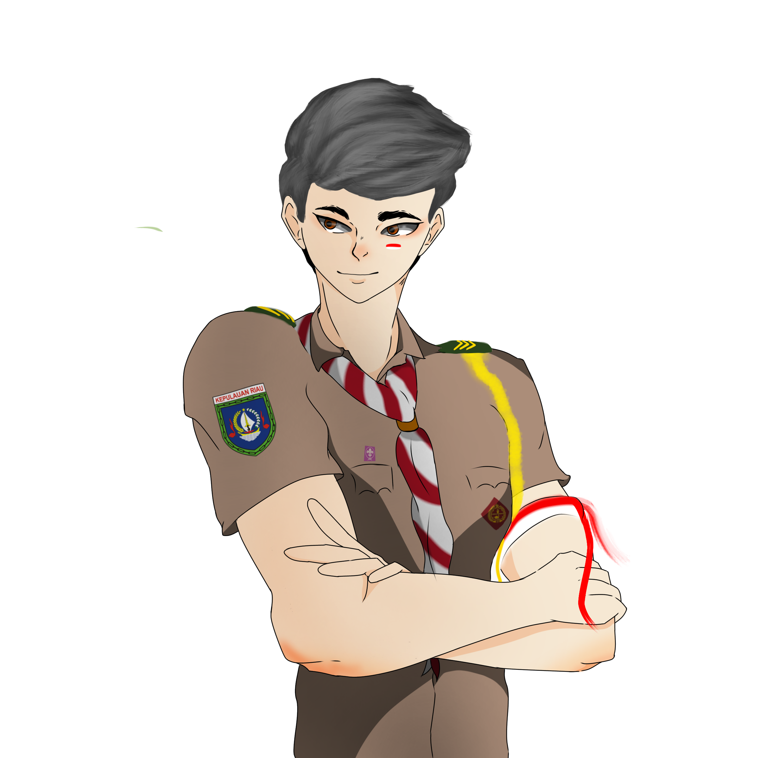 drawing pramuka - ibisPaint