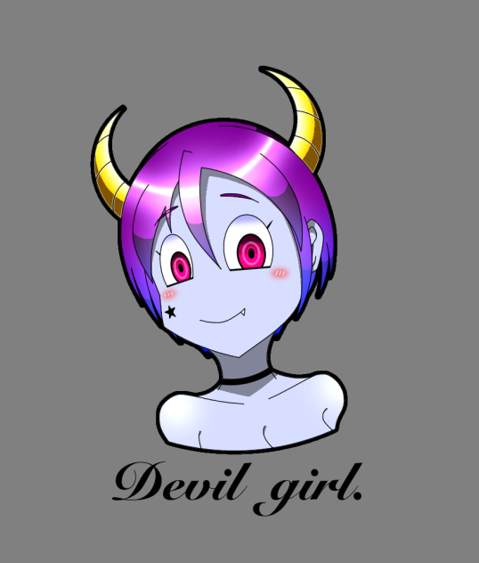Devil girl. - ibisPaint
