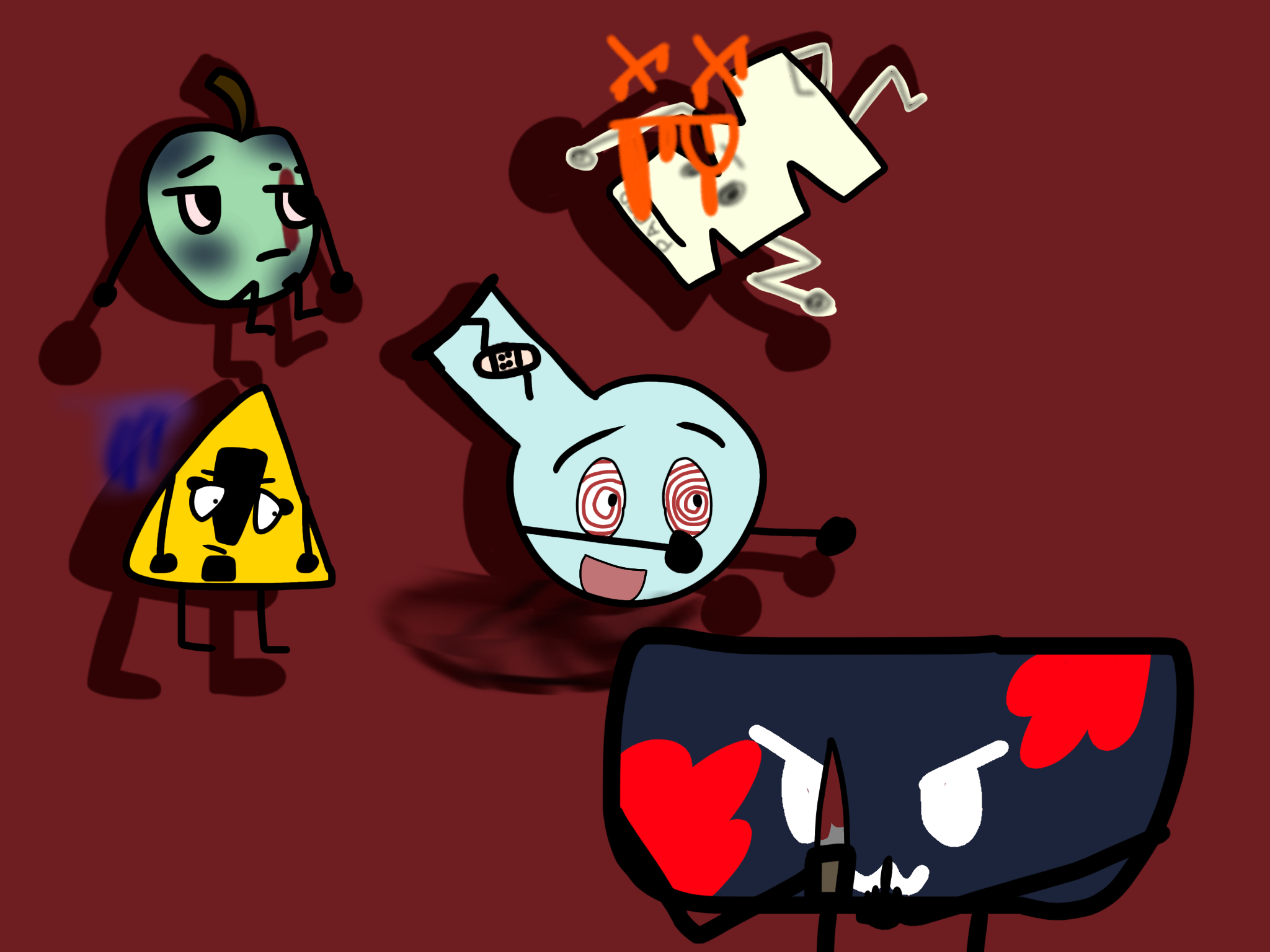 Fanart for A goofy sentient object show! - ibisPaint