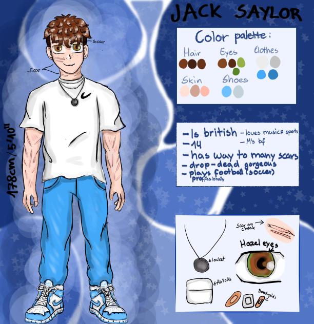 Ref sheet of my oc Jack!!! - ibisPaint