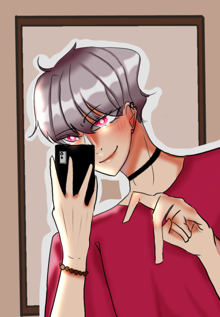 Mirror Selfie - ibisPaint