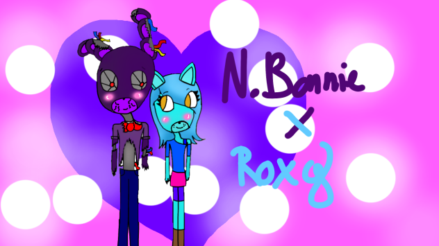 Speedpaint-Nightmare Bonnie x Roxy Fox - ibisPaint