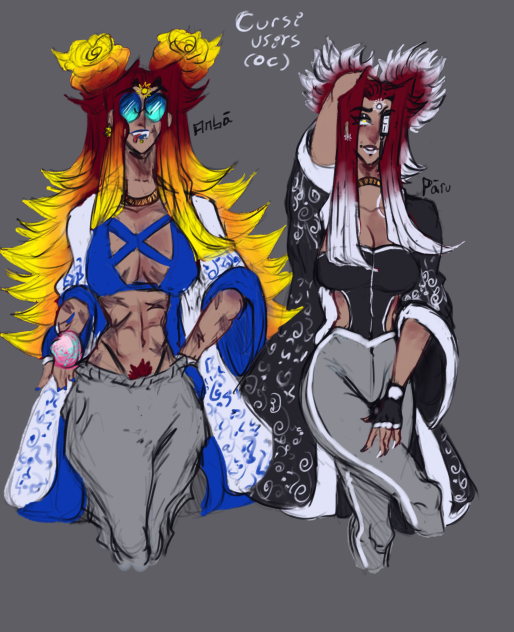 Jujutsu Kaisen curse user ocs - ibisPaint