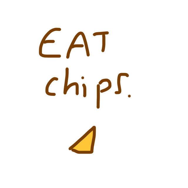 Eat chips - ibisPaint