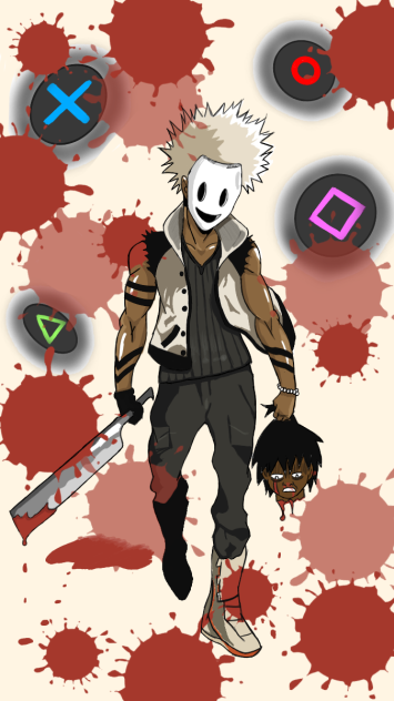 smiling mask - ibisPaint