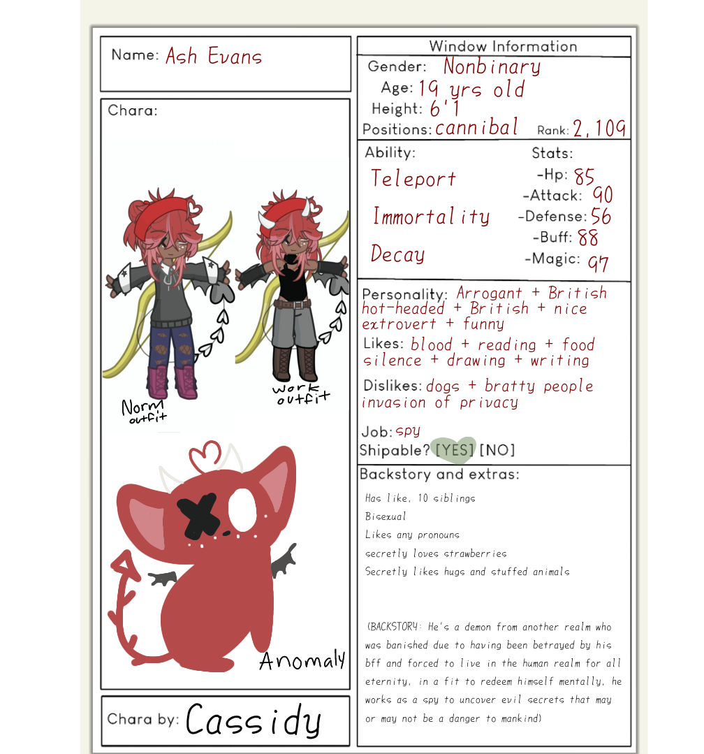 REMAKE OF ASH EVANS - ibisPaint