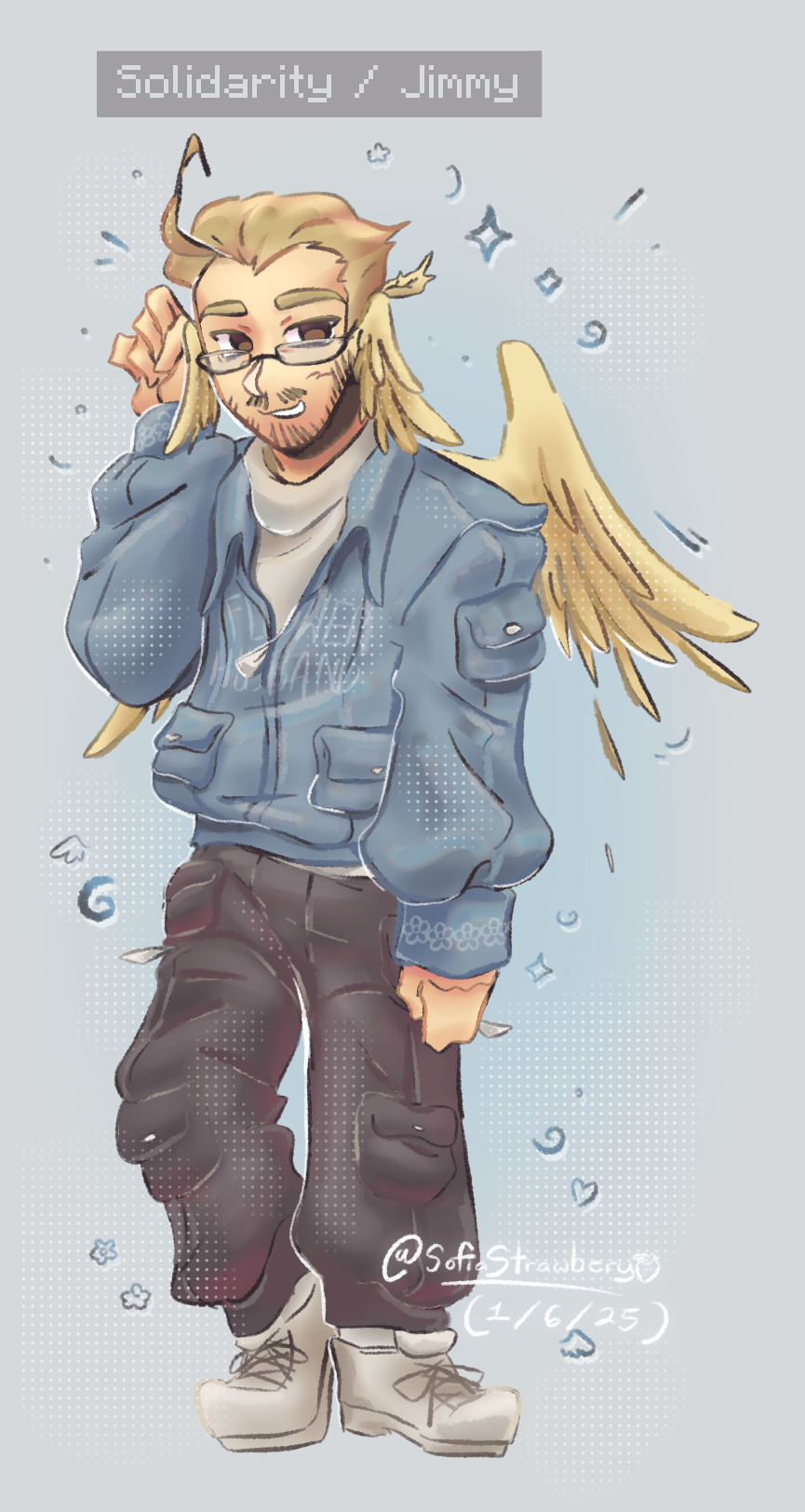 JIMMY REDESIGN 🦢💙 - ibisPaint