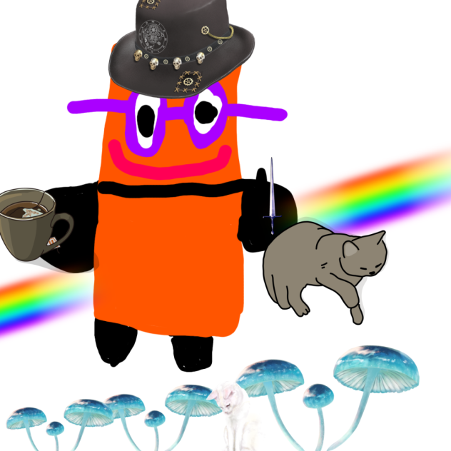 Two Wearing a black hat - ibisPaint