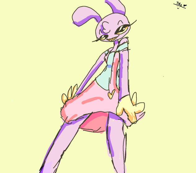 Rabbit lady - ibisPaint