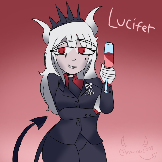 Helltaker Lucifer - ibisPaint