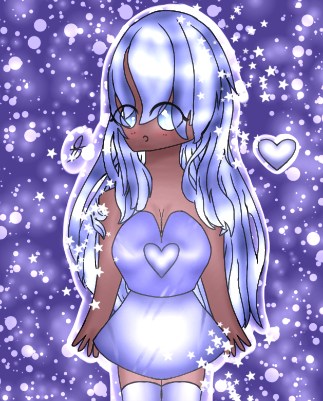 Cute quiet girl you see n school - ibisPaint