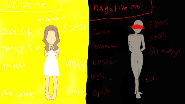 2 sides of my mind - ibisPaint