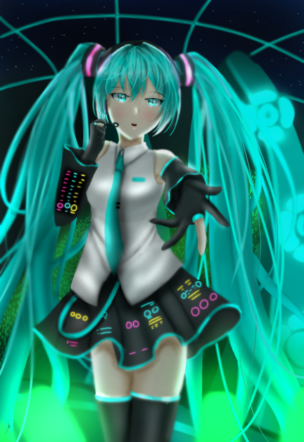 Hatsune miku - ibisPaint